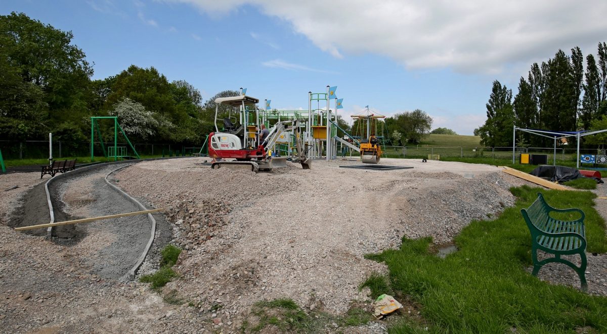 New photos of Castle Batch play area - Weston-super-Mare Town Council