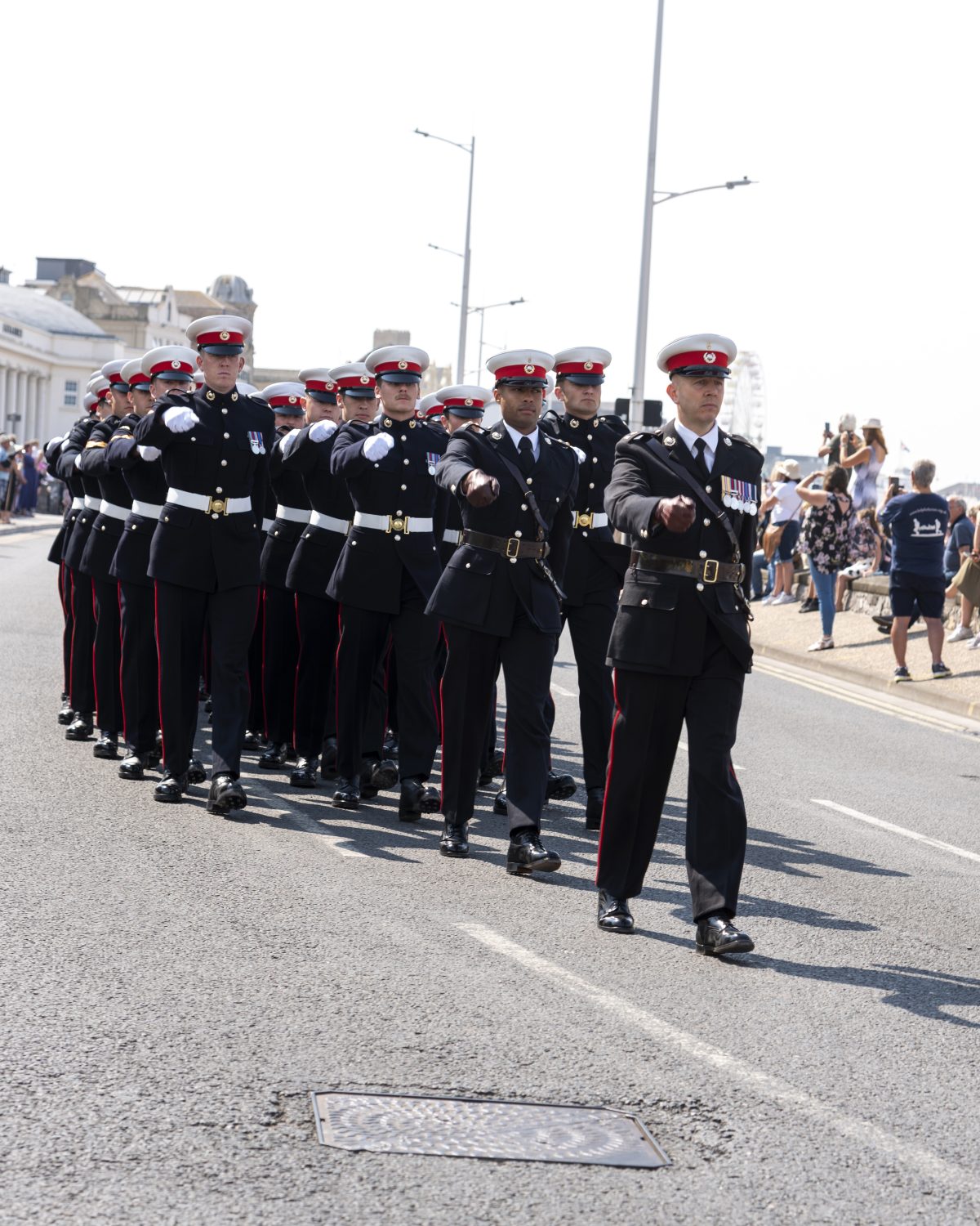 40 Commando Royal Marines march through Weston-super-Mare for Armed ...